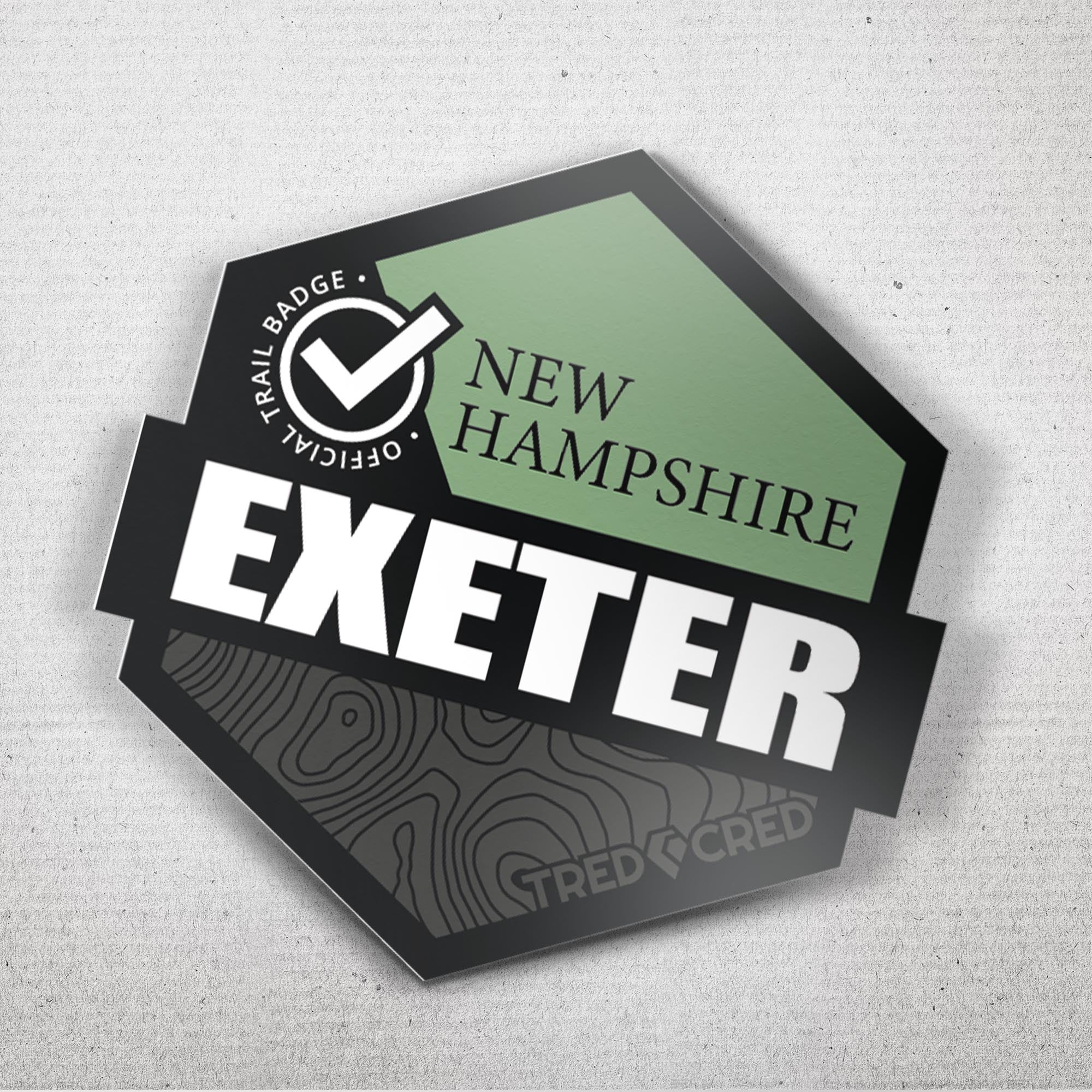 Sticker: Exeter – Tred Cred