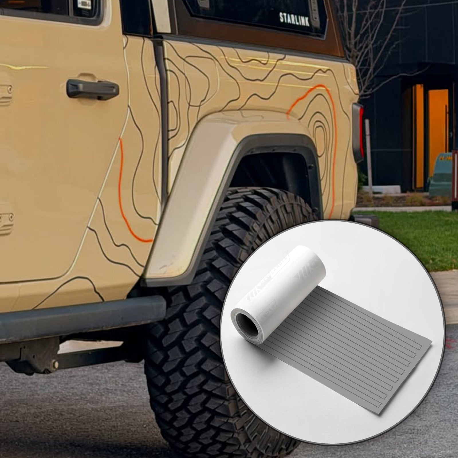 Vinyl Wrap Kit - Topo Car Accent/Booster – Tred Cred