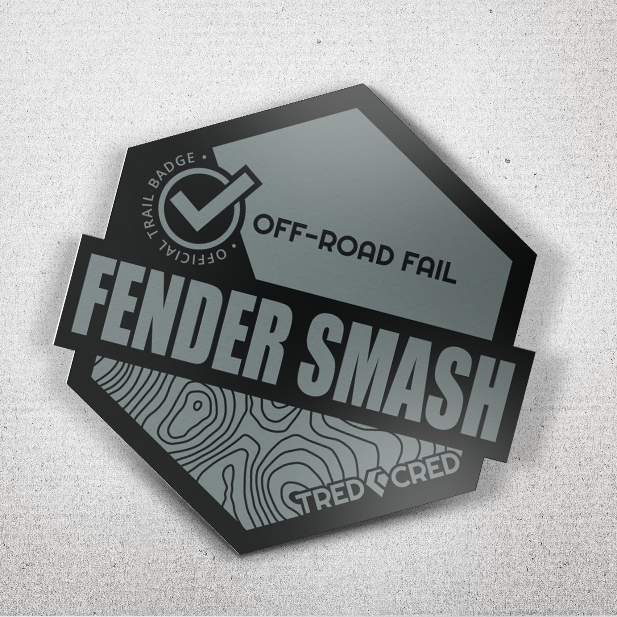 Sticker: Fender Smash – Tred Cred