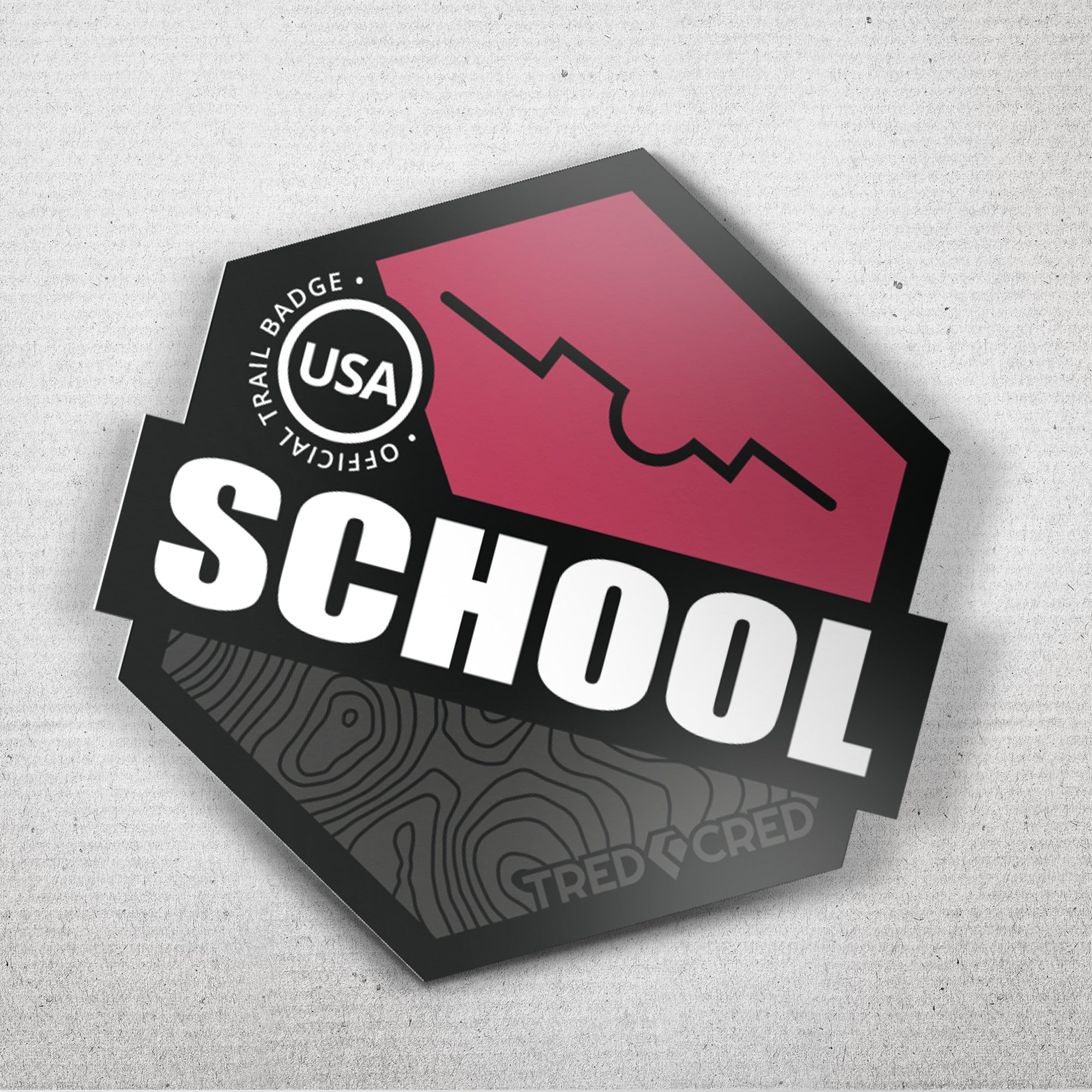 Sticker: School Mall Crawler – Tred Cred